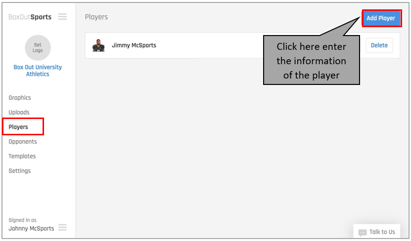 Adding Players (Roster) to a Team in BoxOut | VNN SportsHub Help App